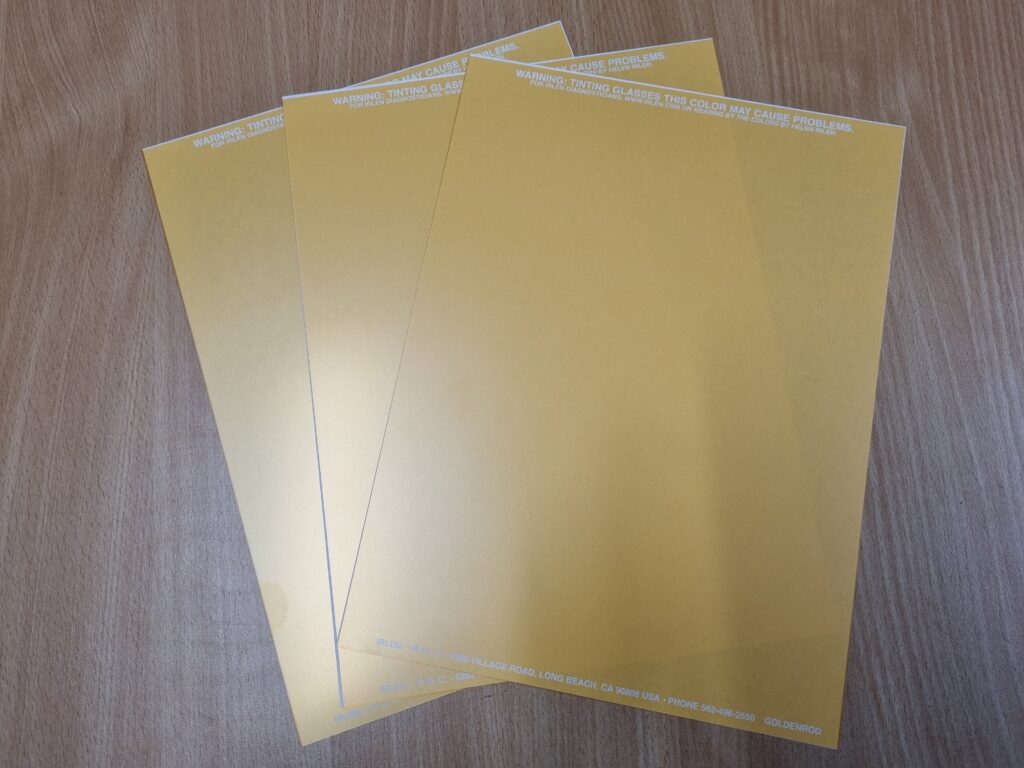Goldenrod Overlay » Irlen Clinics